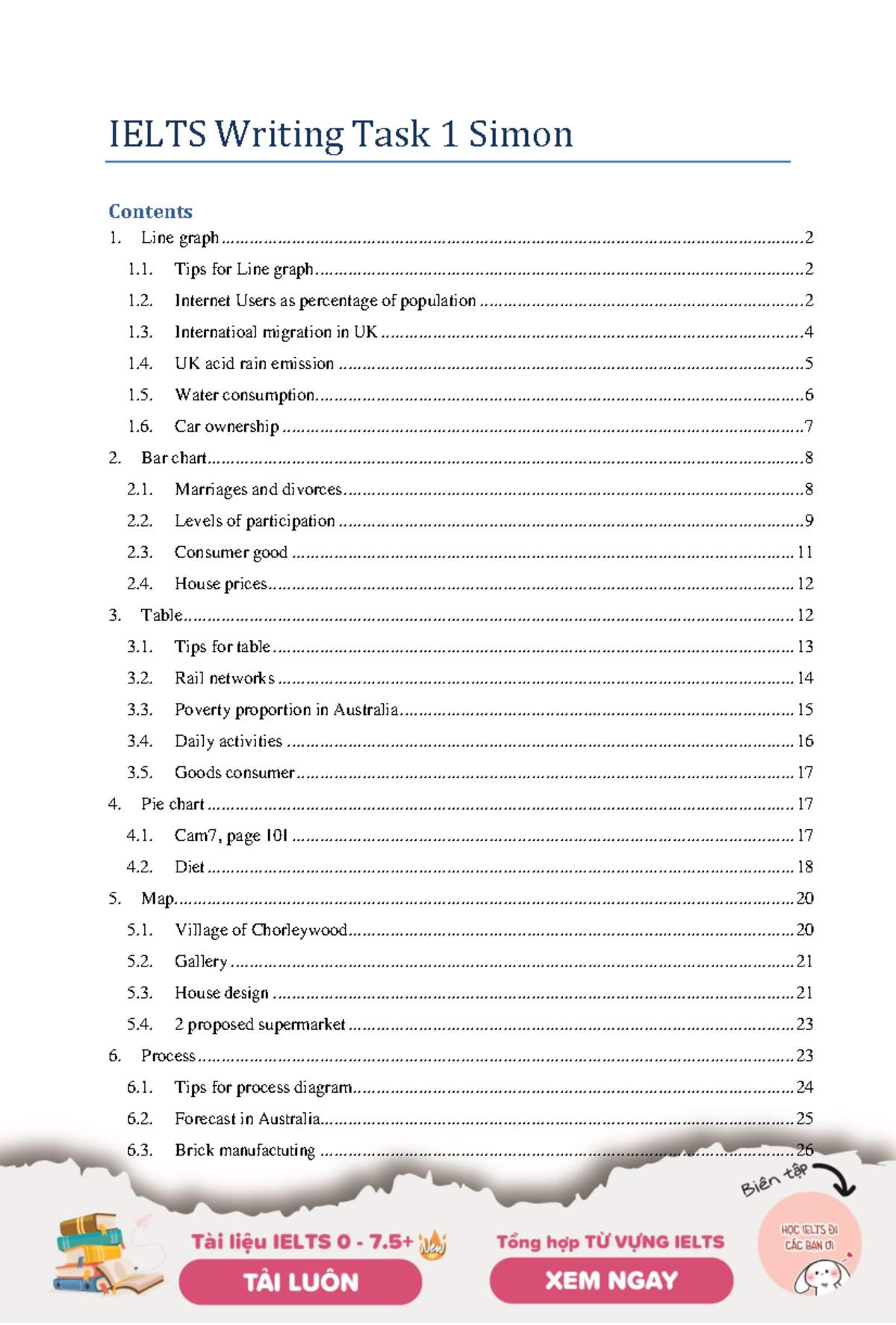 IELTS Writing Task 1: Simon's Comprehensive Guide to Graphs and Charts ...