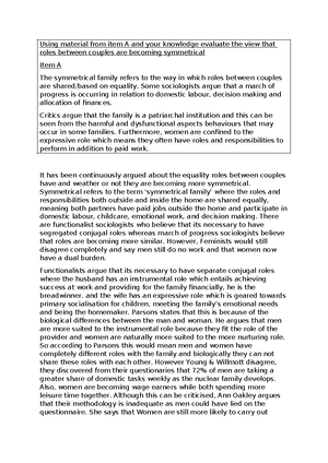 Family - Sociology - SOCIOLOGY - FAMILY FAMILY TYPES Bean pole family ...