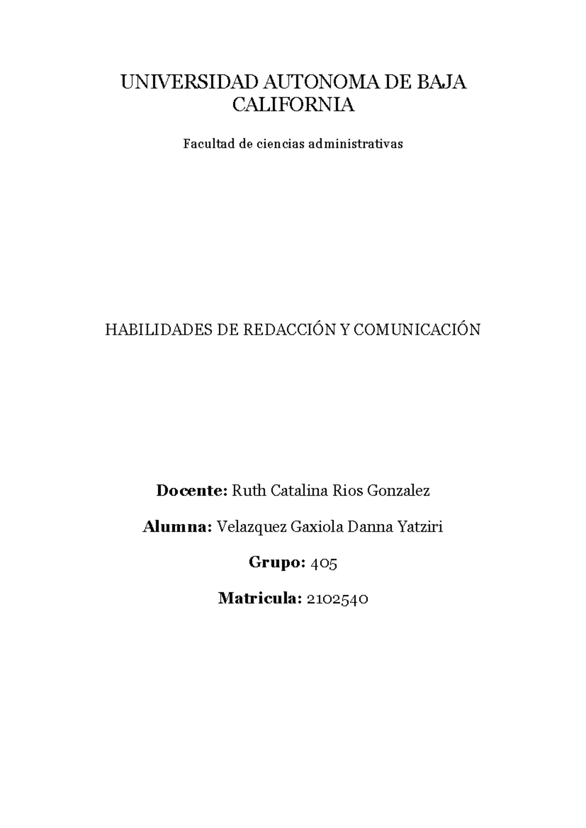 HABILIDADES DE REDACCIÓN Y COMUNICACIÓN - FÁBULA DE FERNANDITO - Studocu