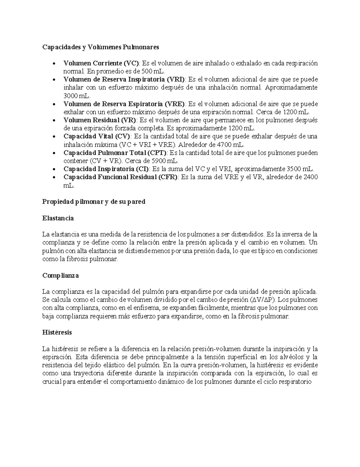 Capacidades y Volúmenes Pulmonares - Capacidades y Volúmenes Pulmonares ...