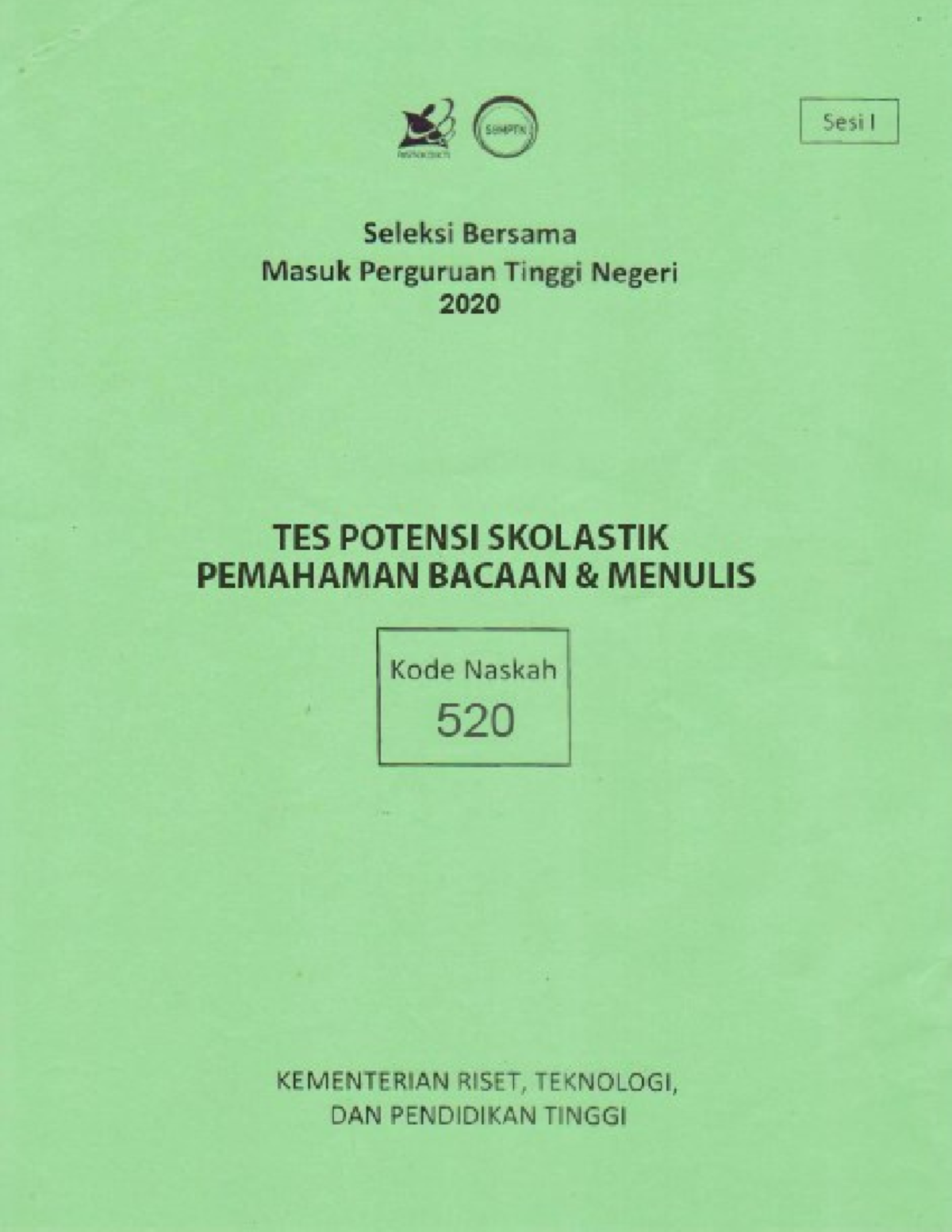 02. TPS 01 - Pemahaman Bacaan dan Menulis - Teks berikut untuk soal no ...
