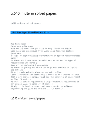 CS510 Assignment-2 BC210416043 - Cs Student ID: BC Assignment No. Solution; Question 1(a): Key ...