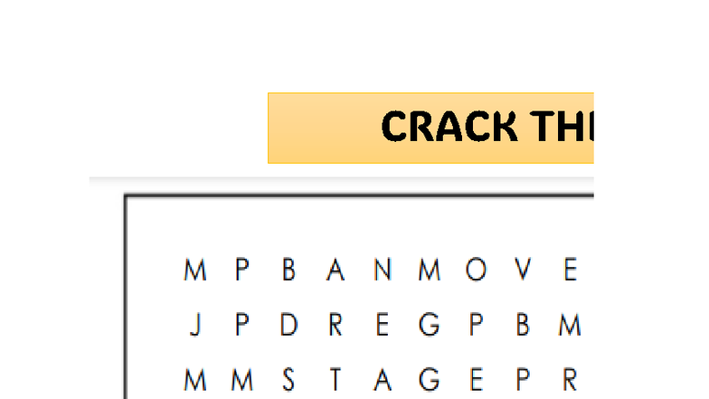 CRACK THE COD WORD CLUES: Understanding Emotional Expression - Studocu
