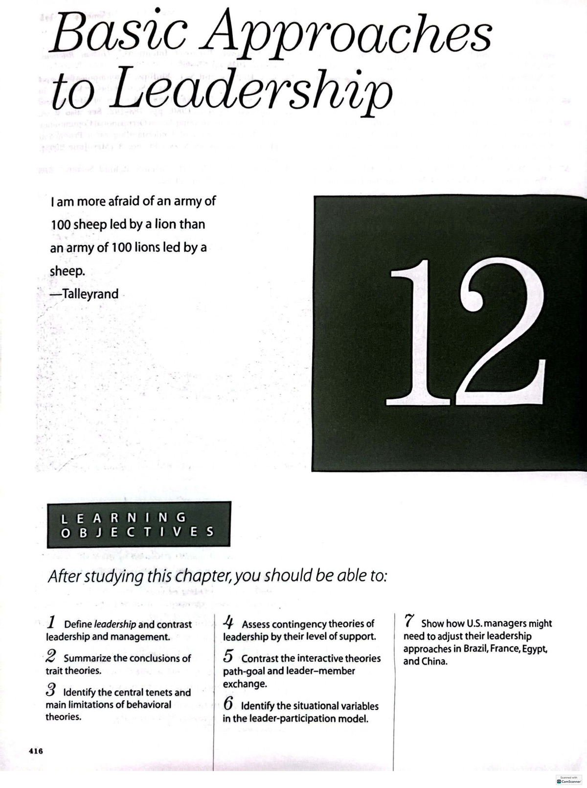 Leadership Theories: An Overview of Key Concepts and Approaches (BUS ...