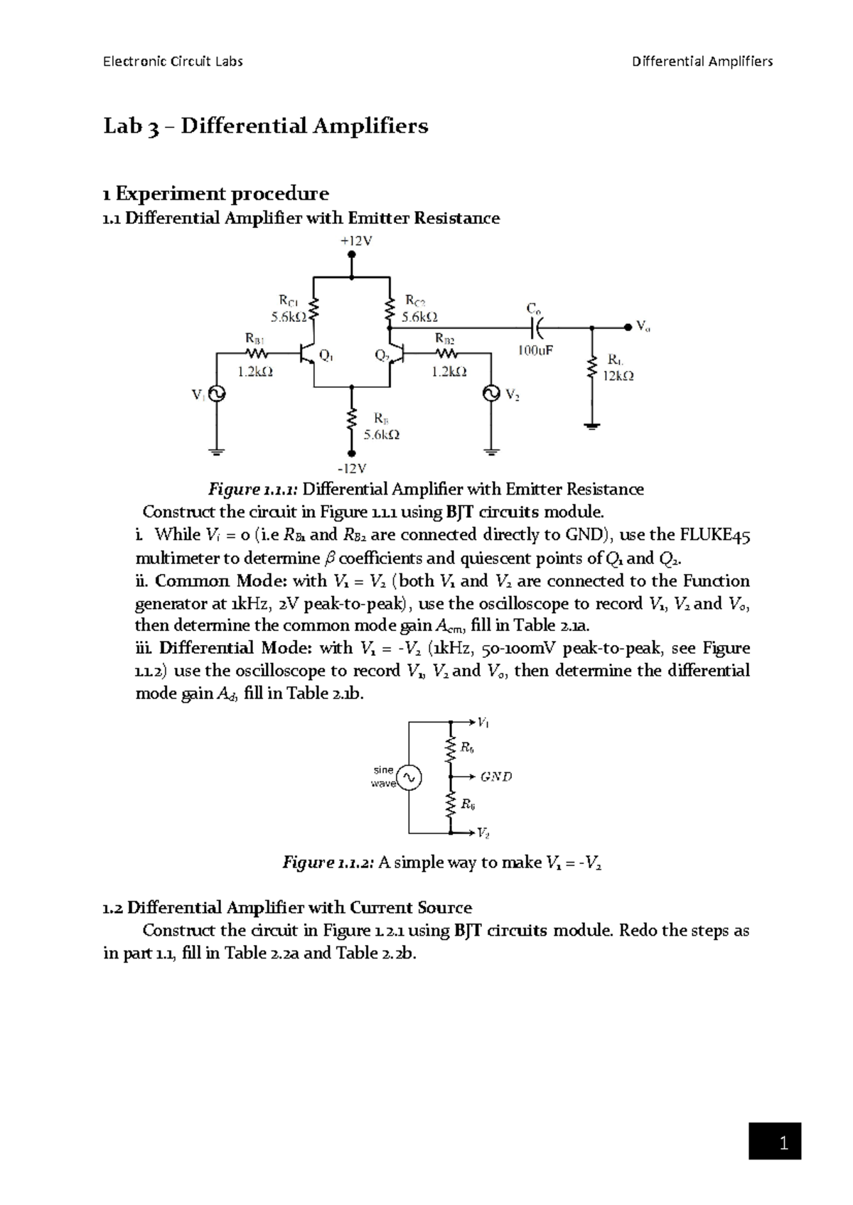 Lab 3 796b39dd8db1d515269 e877df9e73980 - Lab 3 – Differential ...