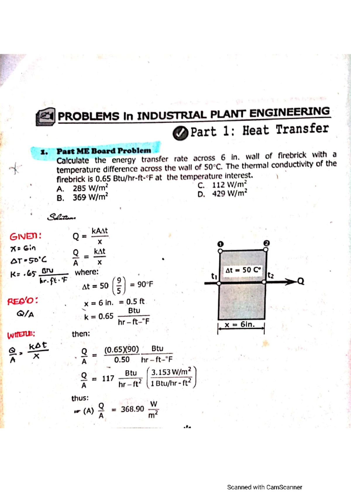 ME08 - Convection Problems: Heat Transfer Calculations and Solutions ...