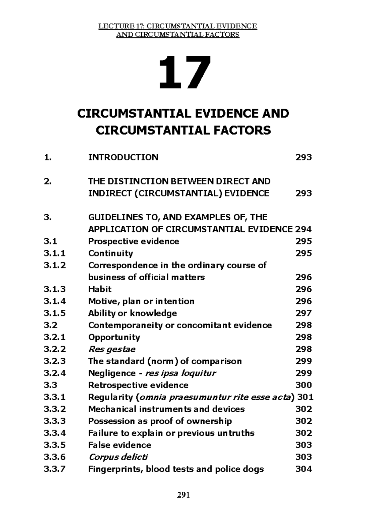 Circumstantial Evidence 2021 - AND CIRCUMSTANTIAL FACTORS ...