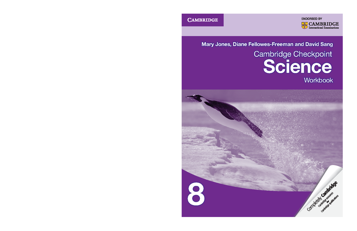 Cambridge Checkpoint Science Workbook: Exercises and Activities - Studocu