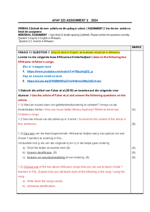 [Solved] Die volgende aktiwiteit is n voorbeeld van The following task ...