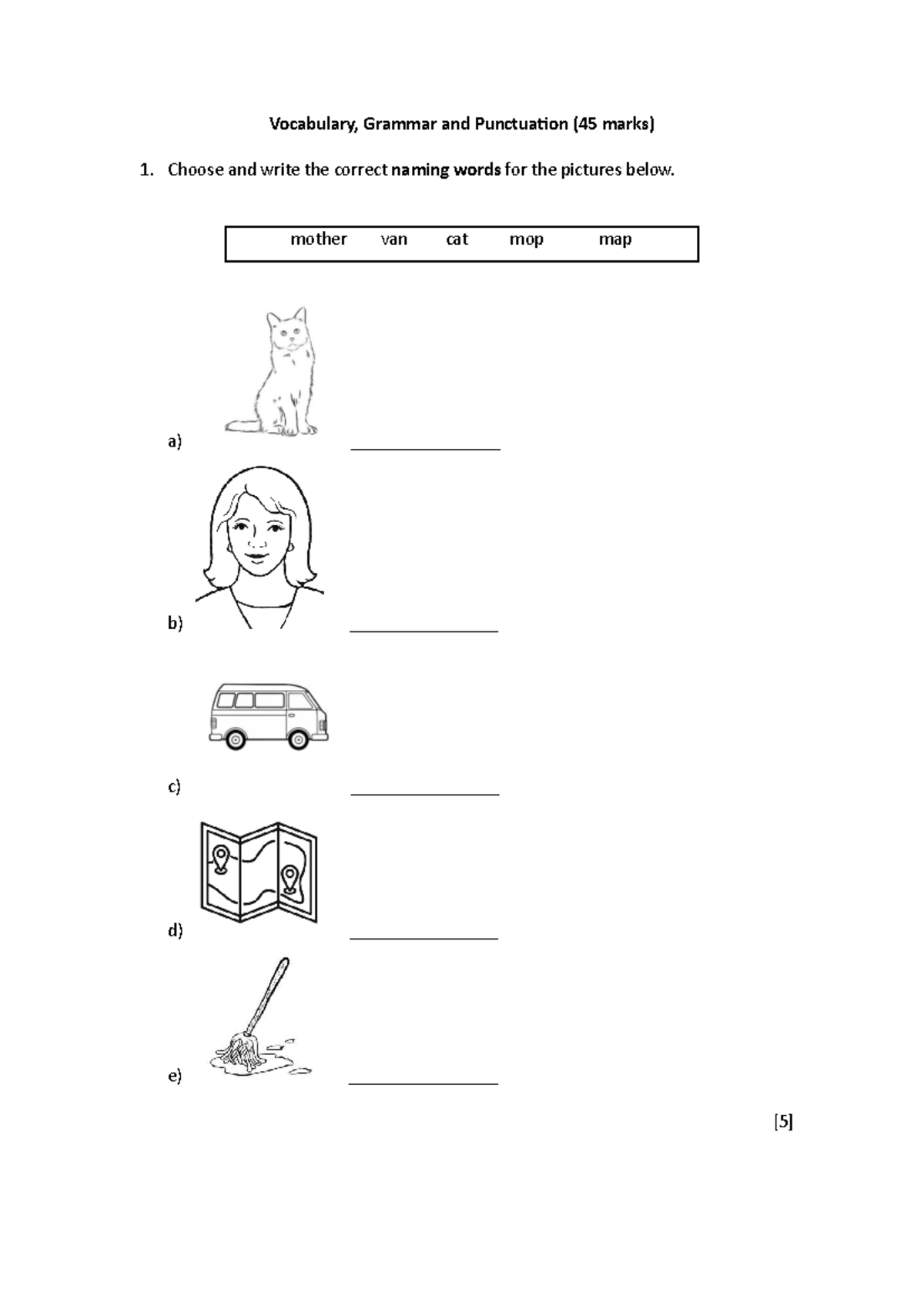 Progress Test Year 2: Vocabulary, Grammar & Comprehension Practice ...