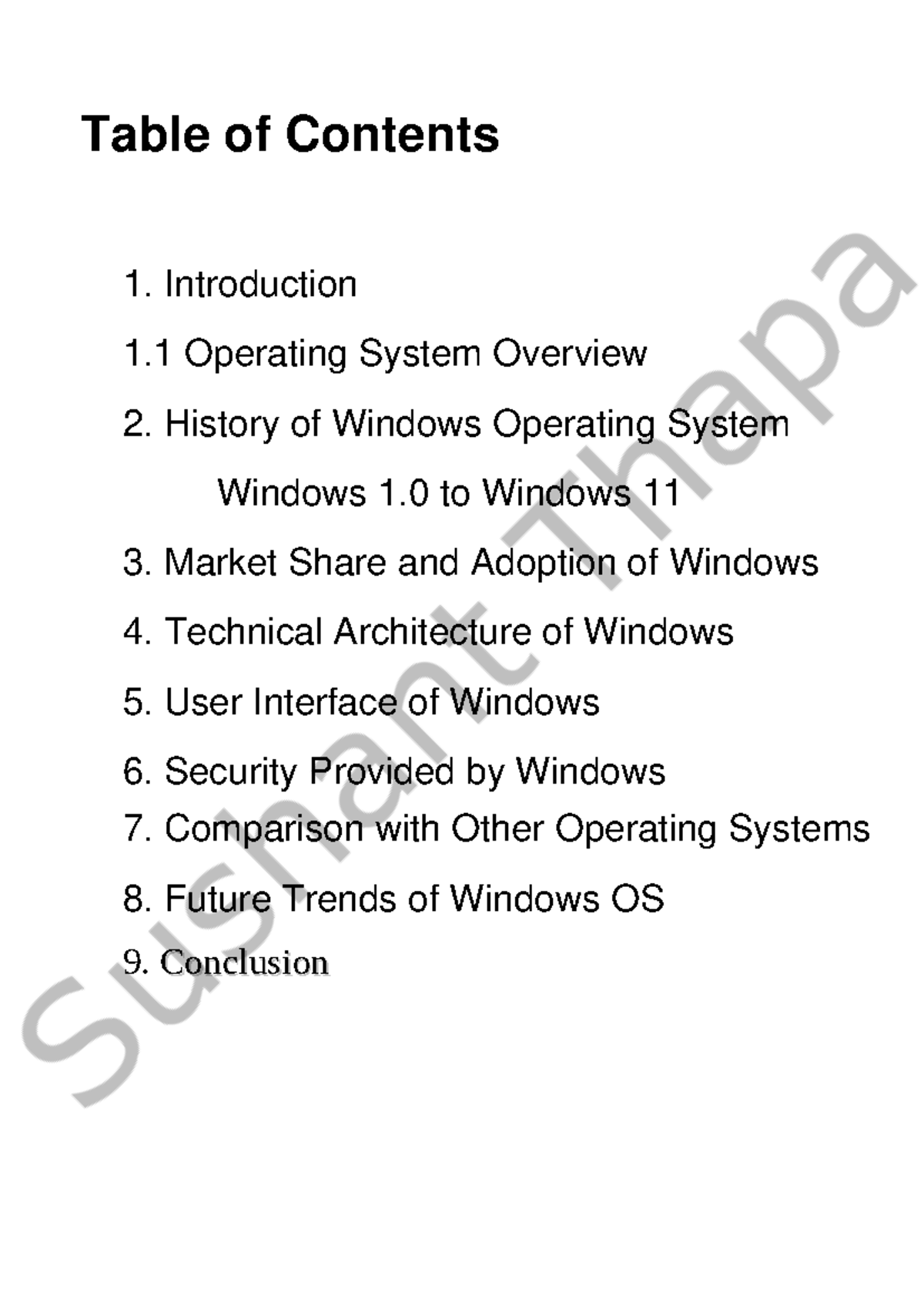 CASE STUDY ON WINDOWS OS: Evolution, Market Share, and Future Trends ...