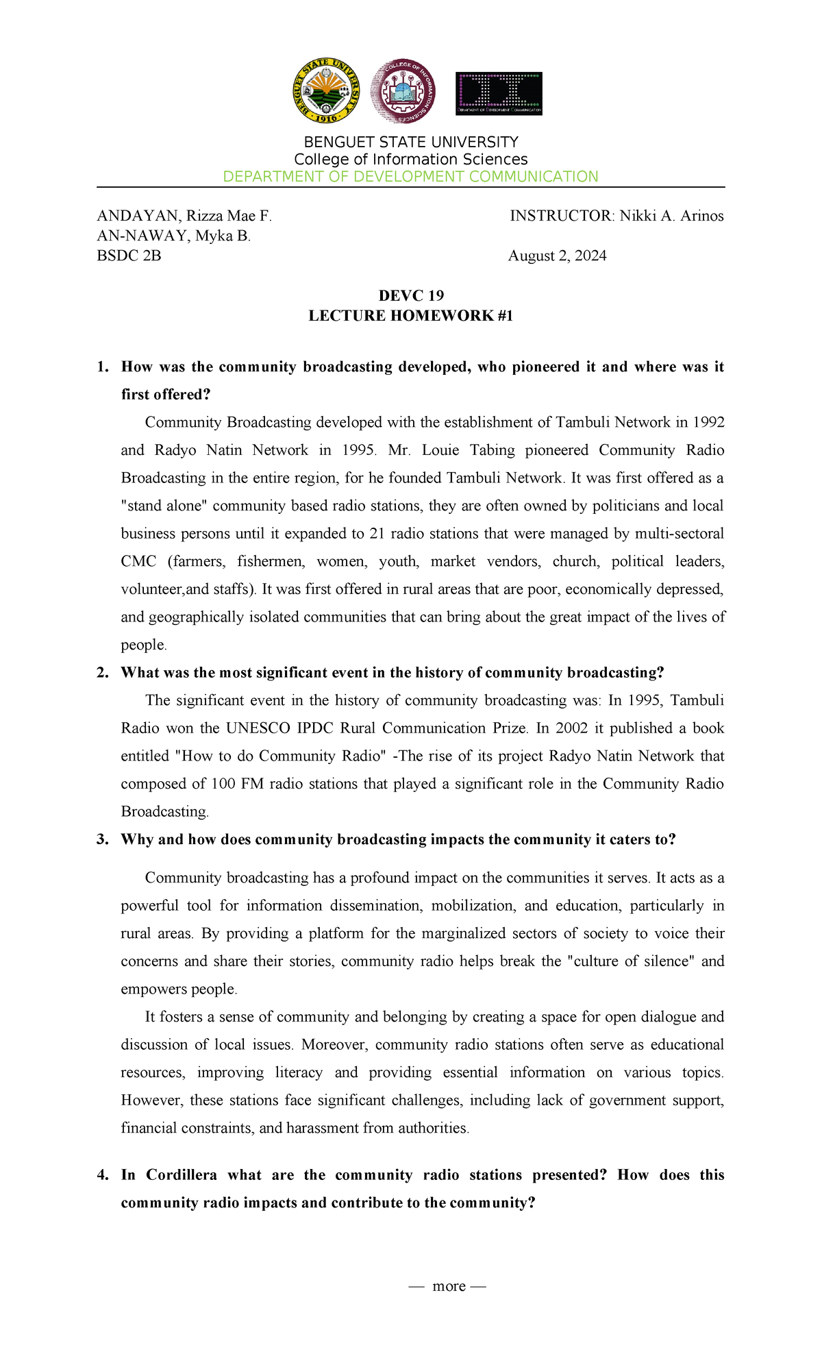 DEVC 19 Lecture - Insights into Community Broadcasting Development ...