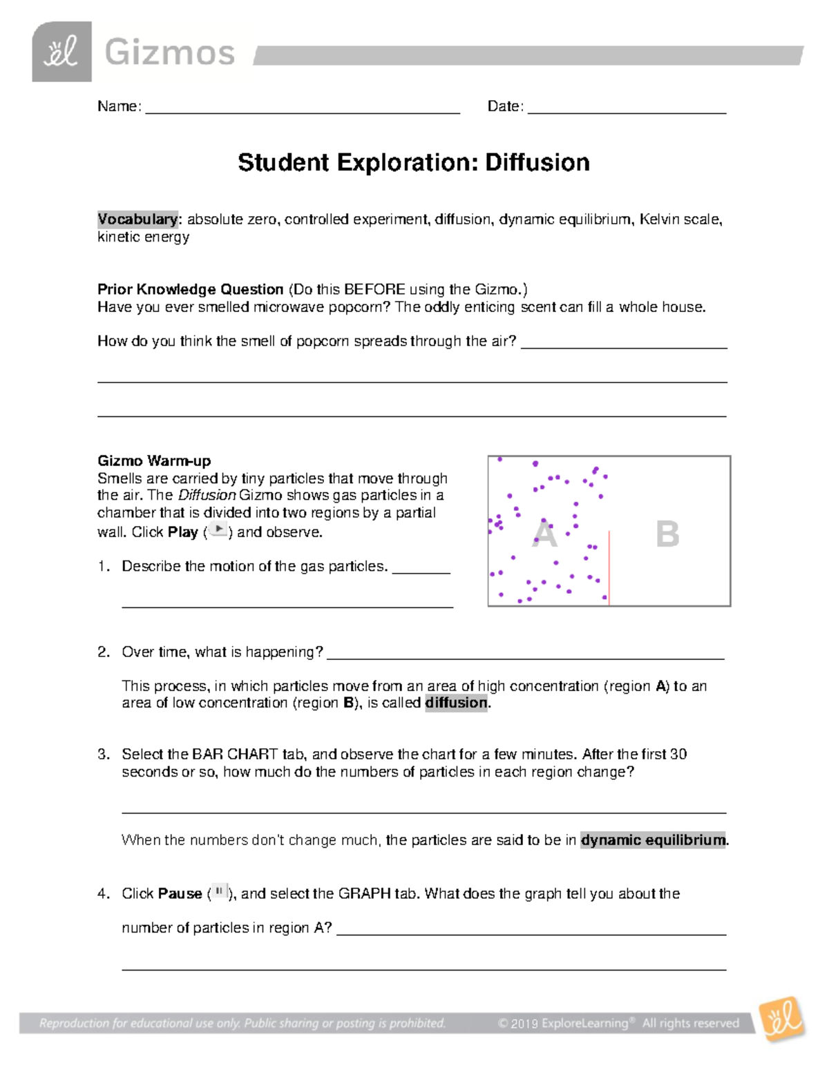 Student exploration: Understanding diffusion and its variables - Studocu