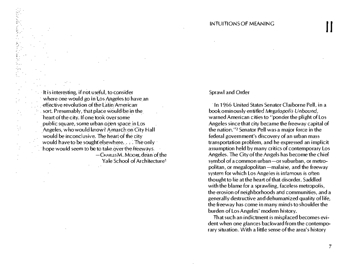 LA Freeway System: Urban Development & Transformation (Brodsly 1981 ...