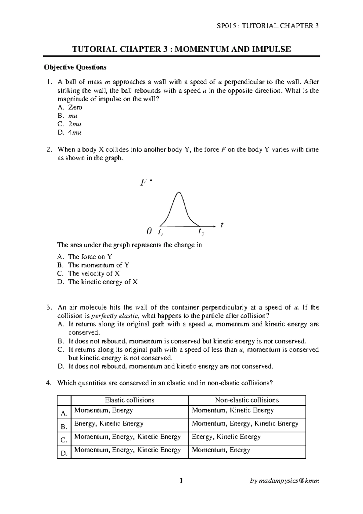 Experiment 3 physic - lab report - FOUNDATION IN SCIENCES (YTP) PRACTICAL REPORT COVERSHEET ...