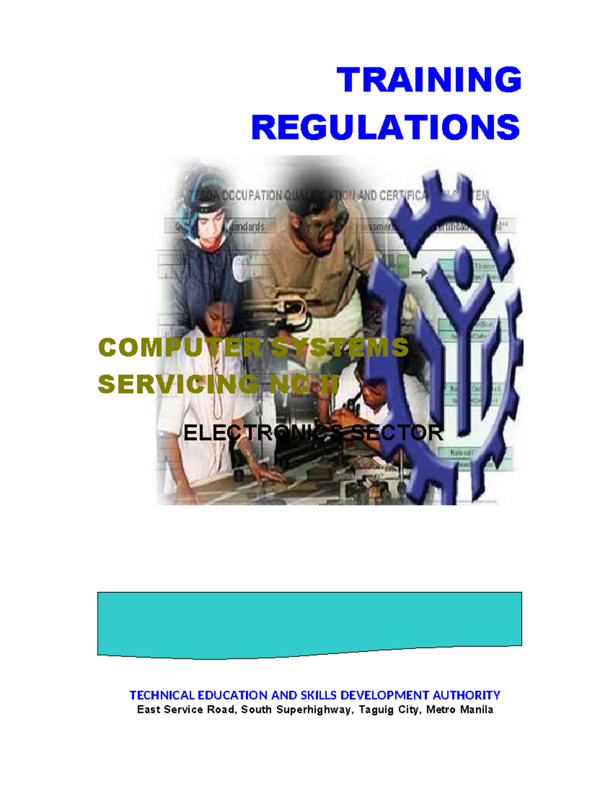 TR CSS NC II - Computer Systems Servicing Training Regulations - Studocu
