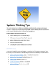 D372 - Introduction to Systems Thinking - Studocu