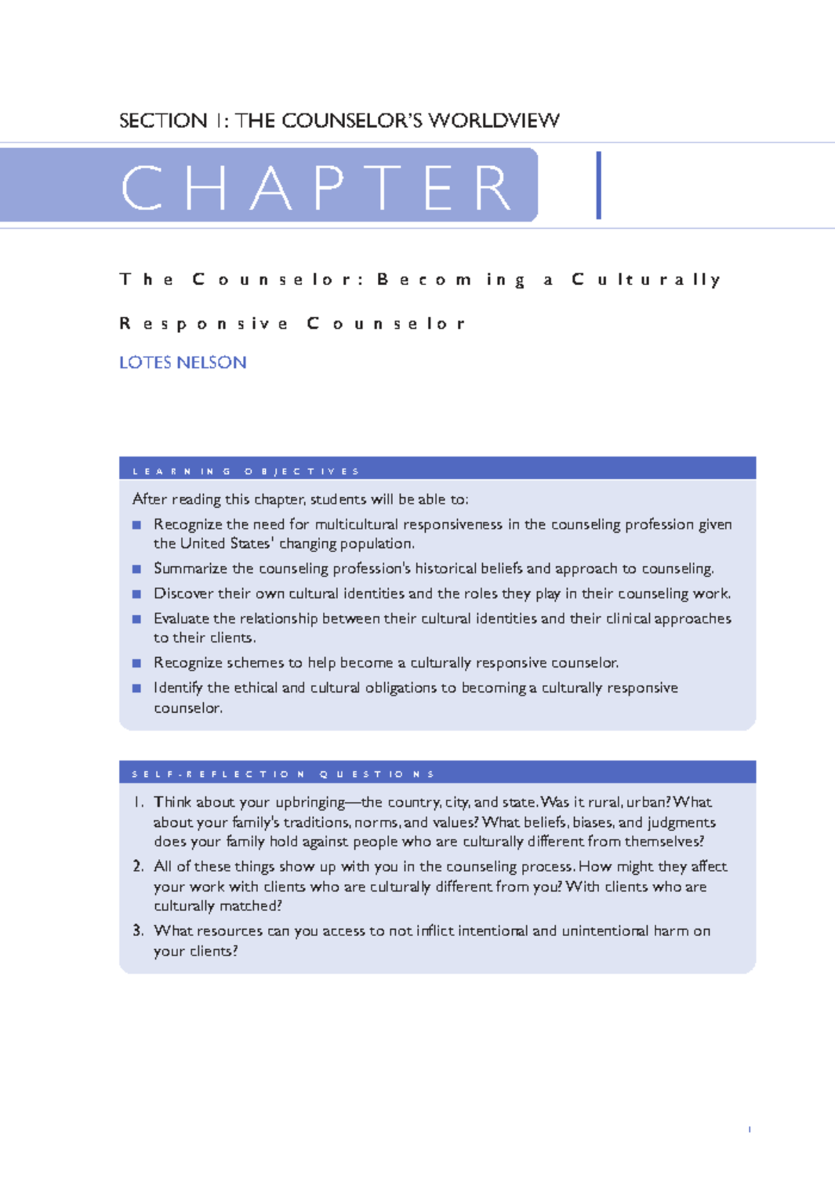 Becoming a Culturally Responsive Counselor: Insights on MSJCC Framework ...