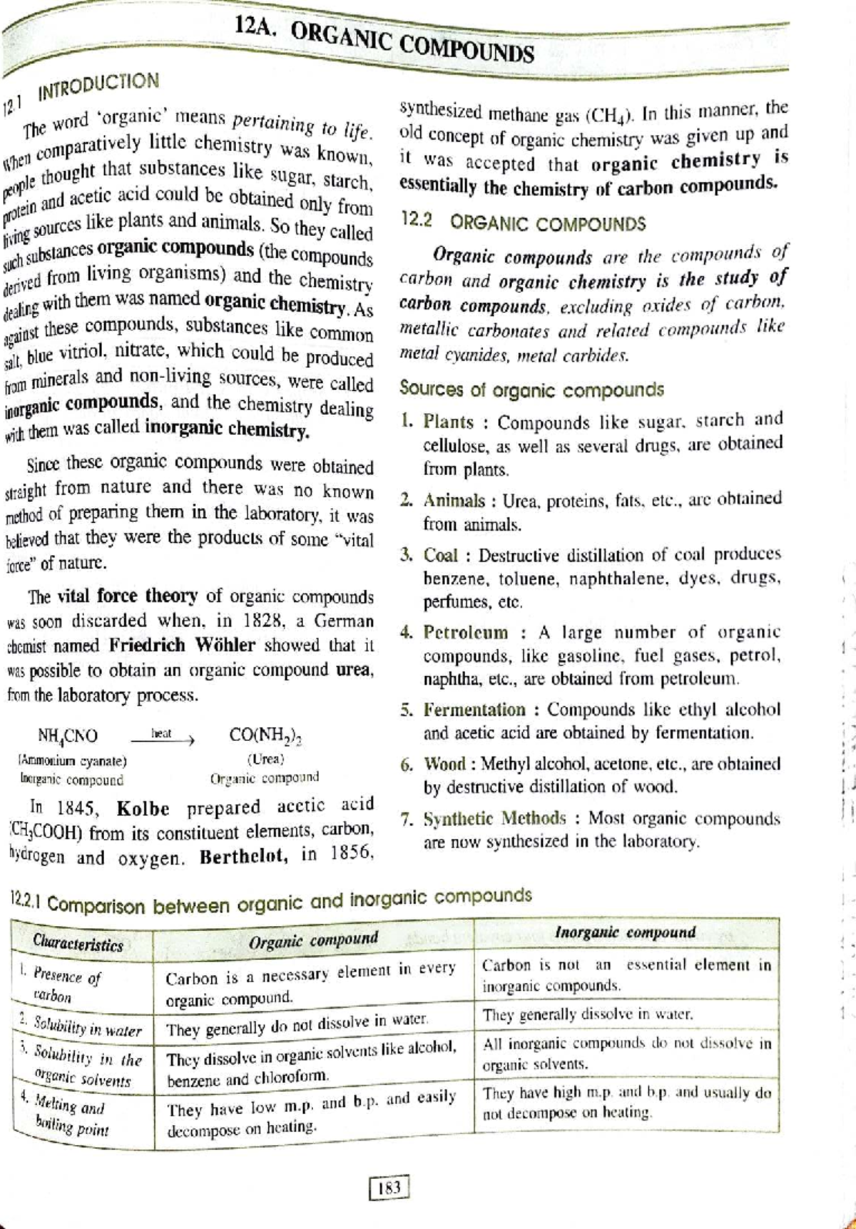 Organic Chemistry Overview: Key Concepts and Compounds (12A) - Studocu