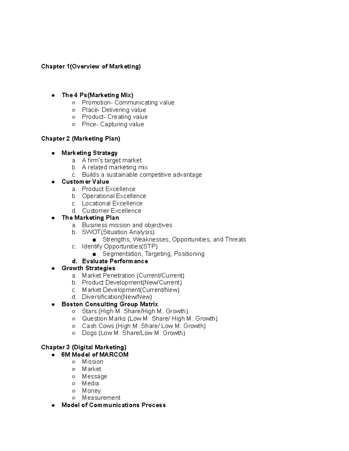 Marketing Study Guide: Key Concepts & Strategies (MKT 101) - Studocu