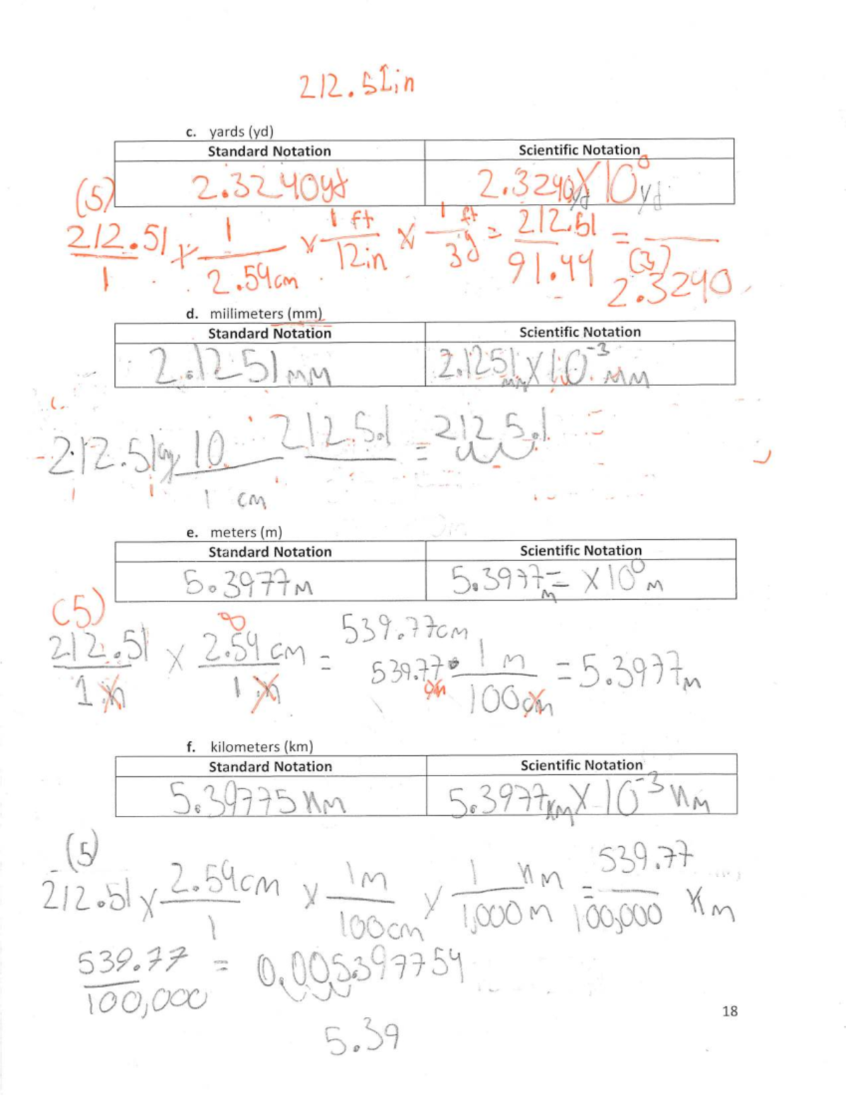 Math 212: Standard and Scientific Notation Conversions - Studocu