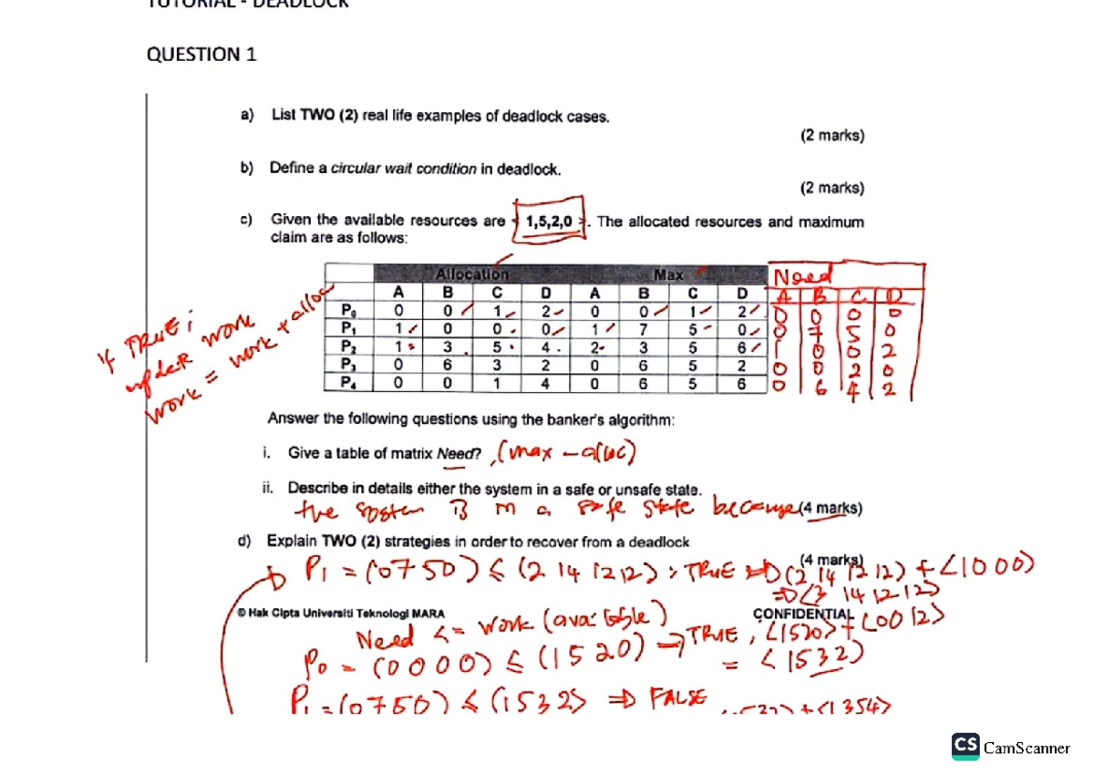 CSC520 Tutorial Chapter 7: Understanding Deadlocks in Operating Systems ...