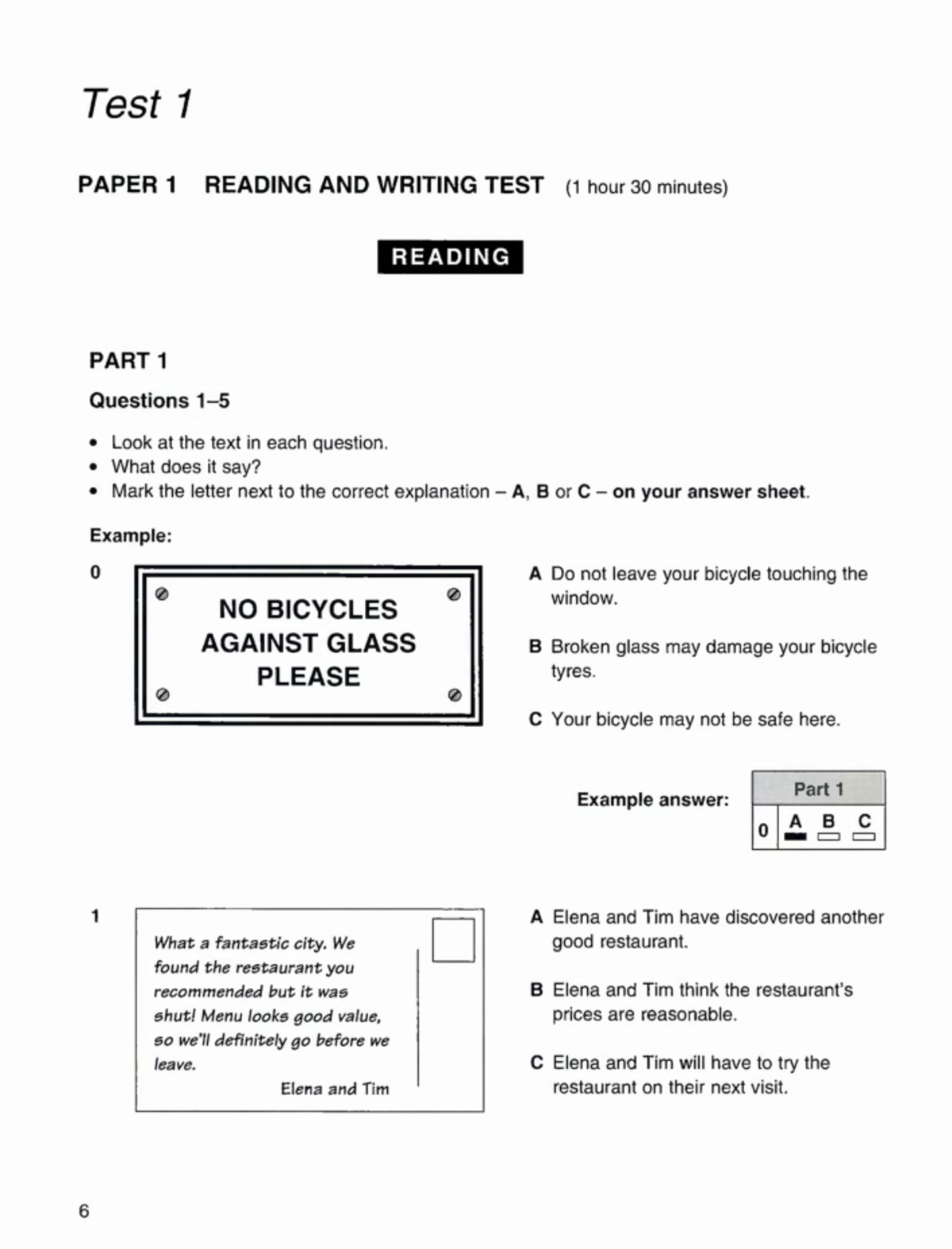 PRE IELTS Placement Test: Reading Practice Questions and Answers - Studocu