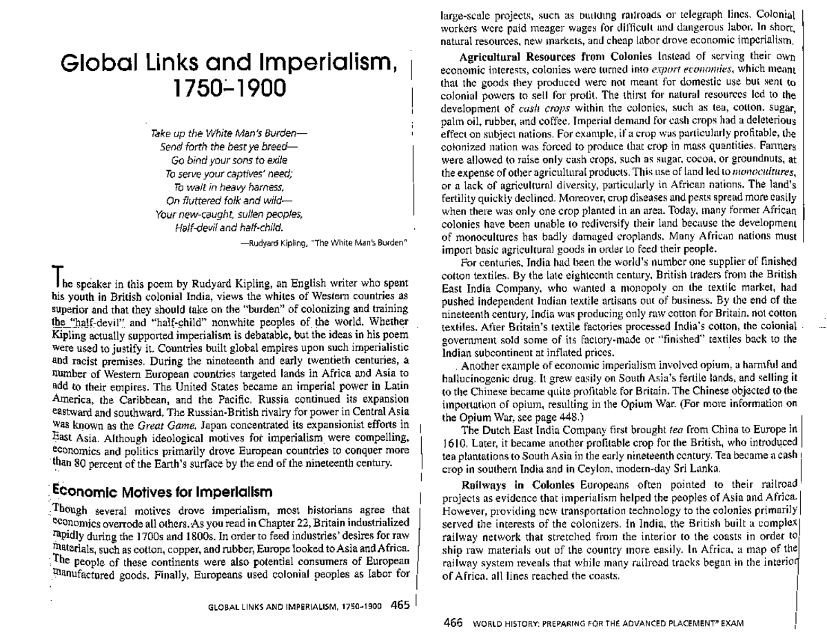 United States Imperialism in Latin America and the Pacific: 1750-1900 ...