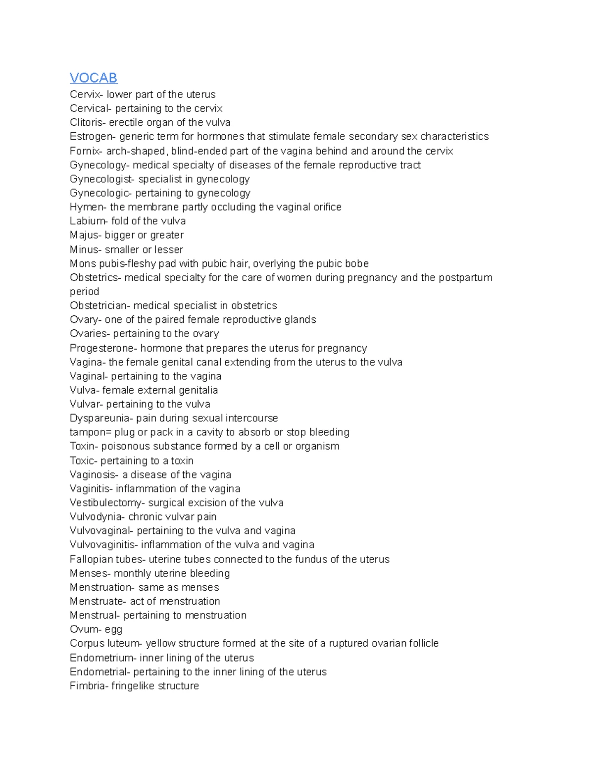 Chapter 13 - Urinary System - VOCAB Urologists- specialists in the ...