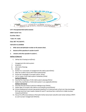 Curriculum ICT Technician Level 5-1 - TVET CURRICULUM DEVELOPMENT ...