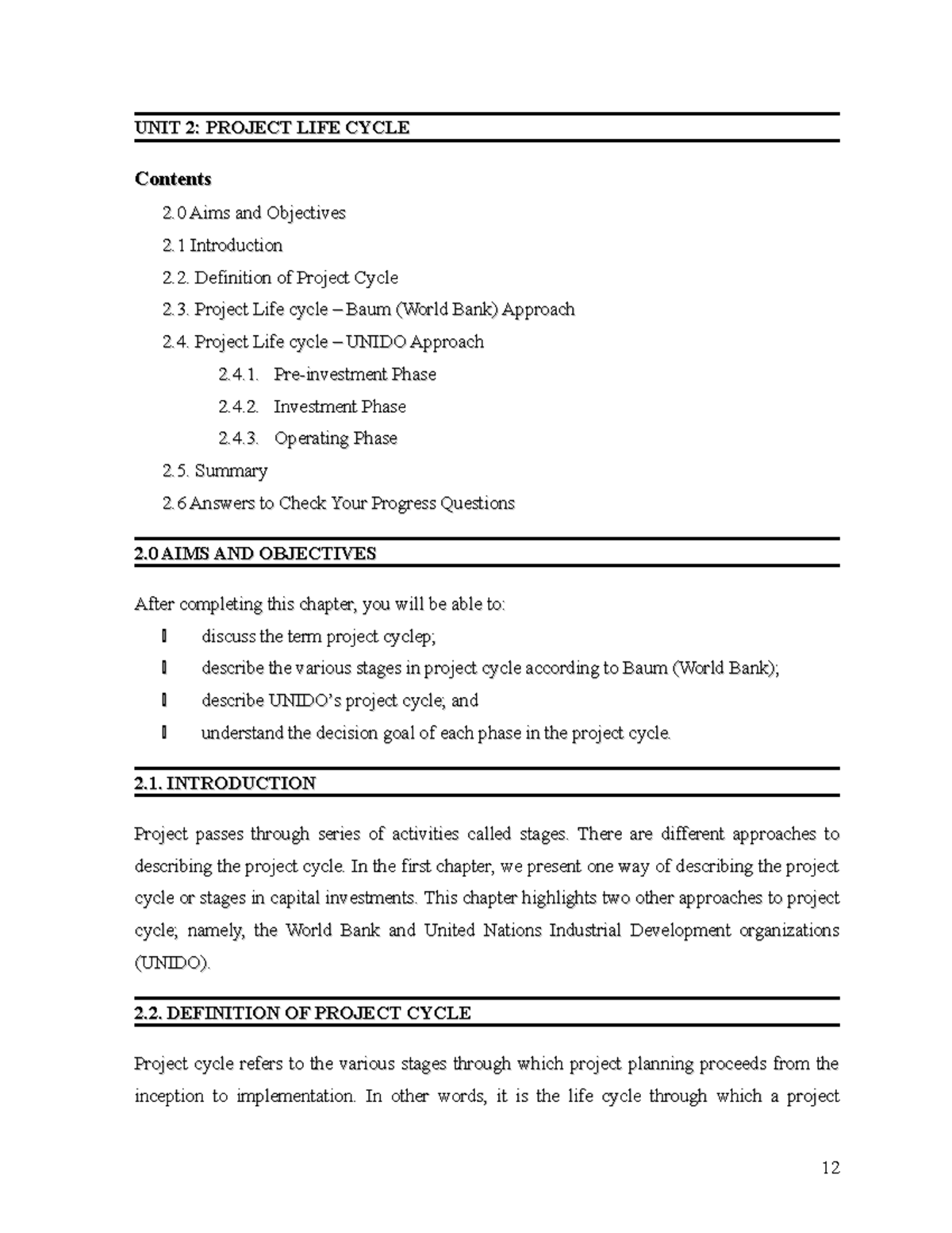 Unit 2 060622092613 - Understanding Project Life Cycle Approaches - Studocu