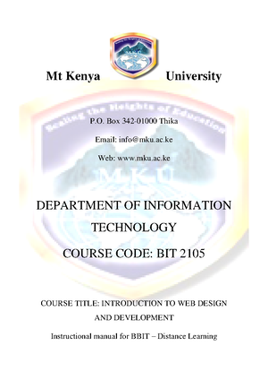 Digital Literacy Notes - MULTIMEDIA UNIVERSITY DPLOMA IN INFORMATION ...