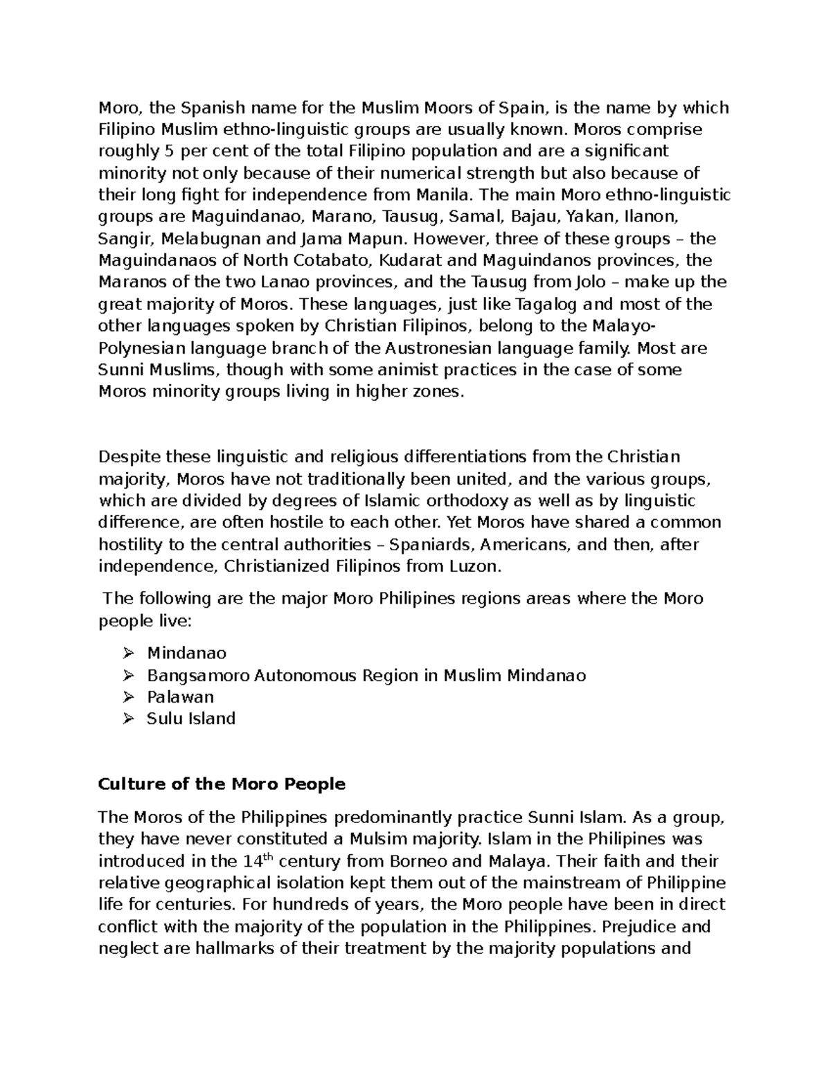 Inbound 7000962803333760827 - Moro, the Spanish name for the Muslim ...