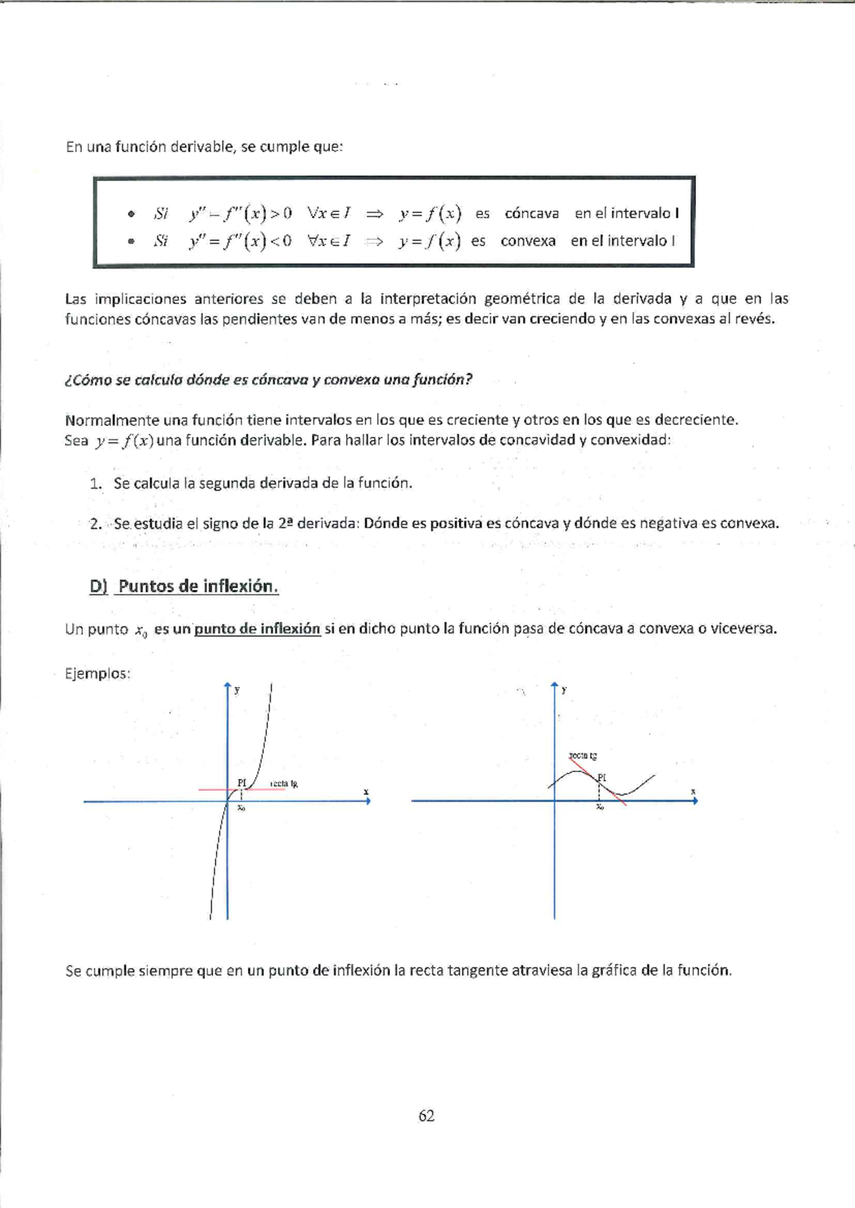 Análisis de Concavidad y Convexidad en Funciones Derivables - MAT101 - Studocu