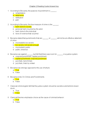 Criminology Theory Overview & Key Concepts - Chapter 1 Reading Guide ...