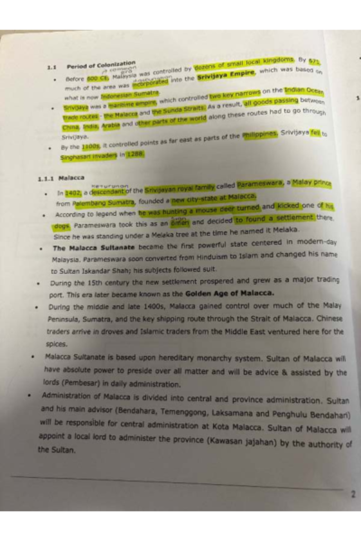 1.1 Period of Colonization: The Rise and Fall of Malacca and Beyond ...
