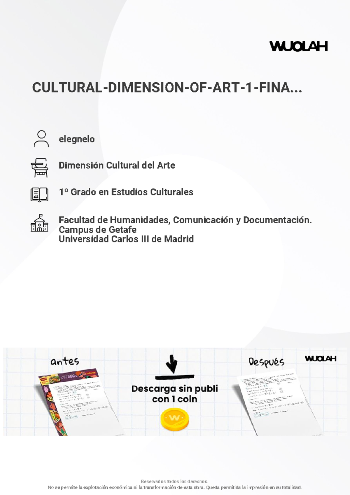 Cultural Dimension of Art 1 - Final Exam Notes - Studocu