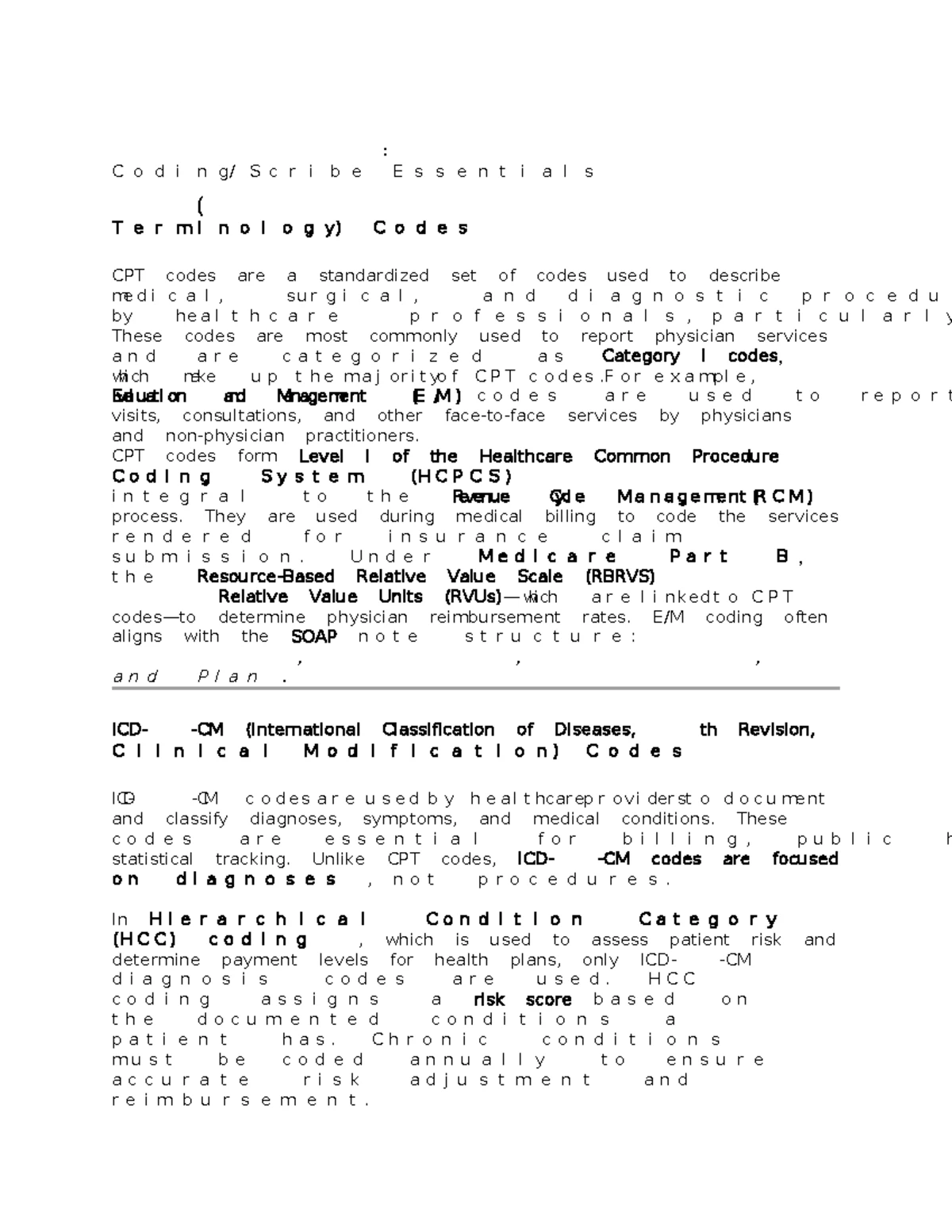 Summary of Outpatient Diagnostic Coding & Reporting Guidelines - Studocu