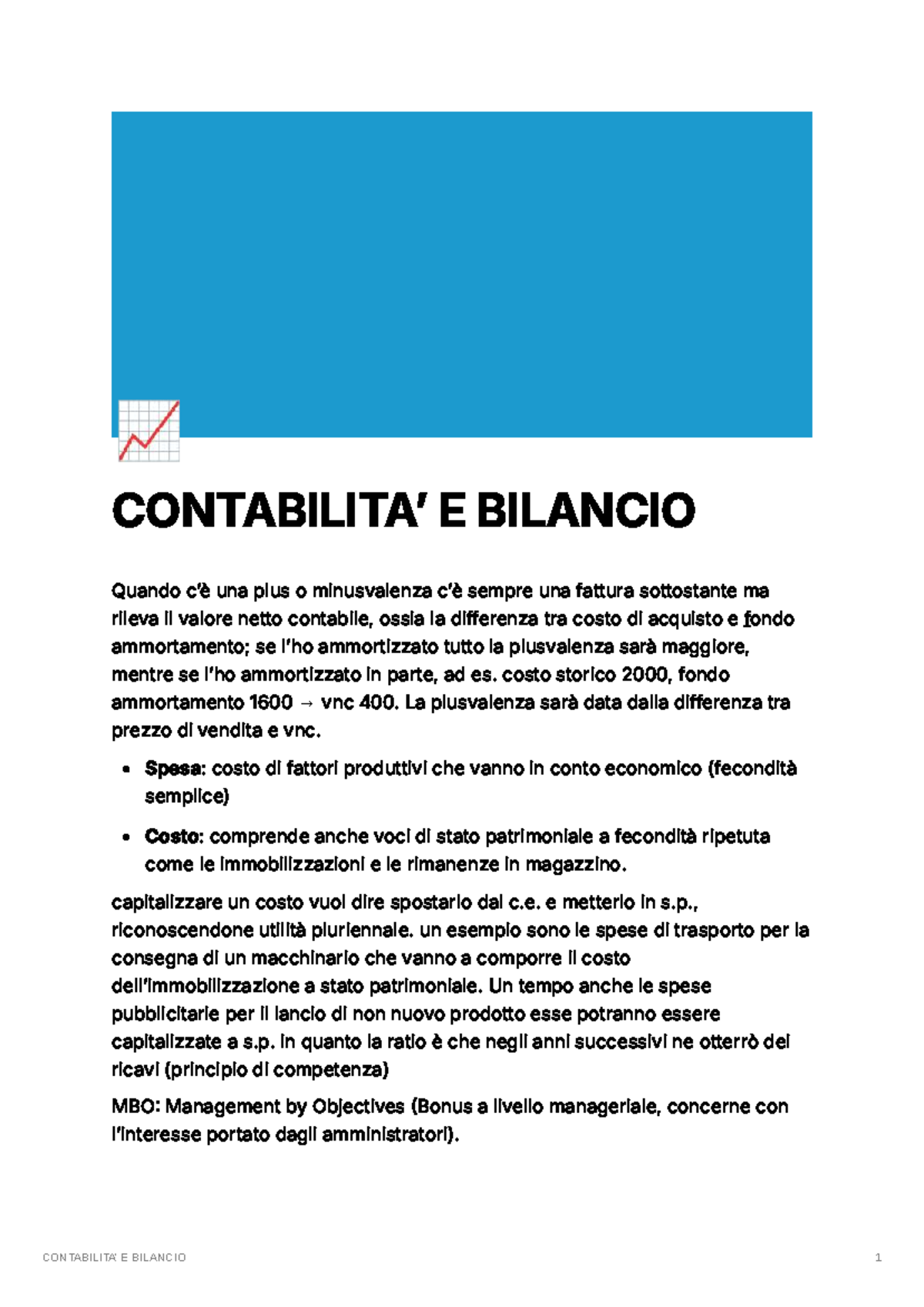 Contabilità e Bilancio 2026: Plusvalenze e Normativa OIC - Studocu
