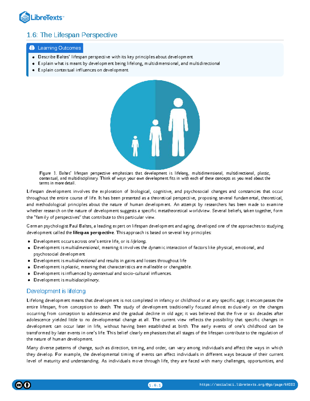 Lifespan Development (PSY 101): Baltes' Theoretical Principles ...