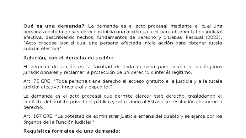 Escritos y Demandas: Guía Completa para el Proceso Judicial (DERECHO ...
