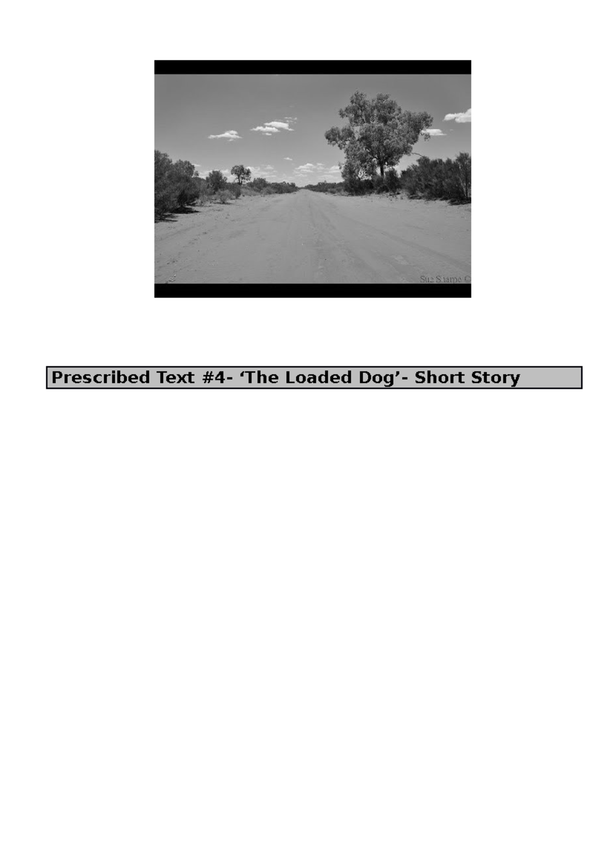 The Loaded Dog - Short Story Analysis and Questions - Studocu