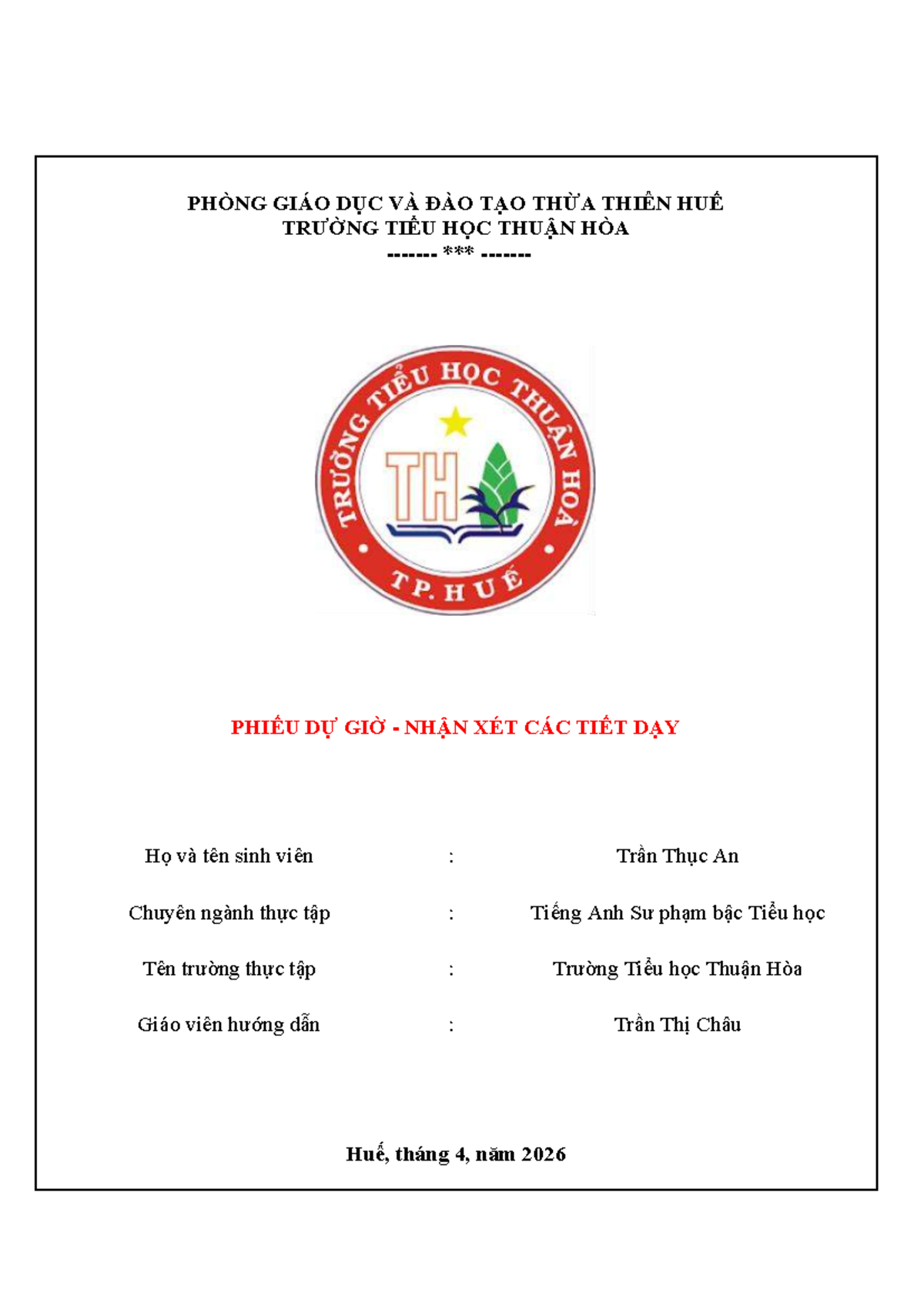 PHIẾU DỰ GIỜ TIẾNG ANH - Unit 15 & Unit 8 Lesson Plans - Studocu