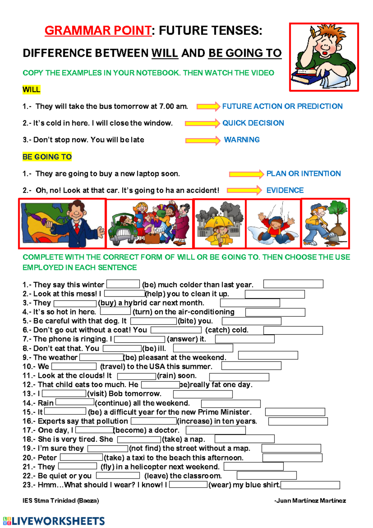 4222354097077 - try to learn - GRAMMAR POINT: FUTURE TENSES: DIFFERENCE ...