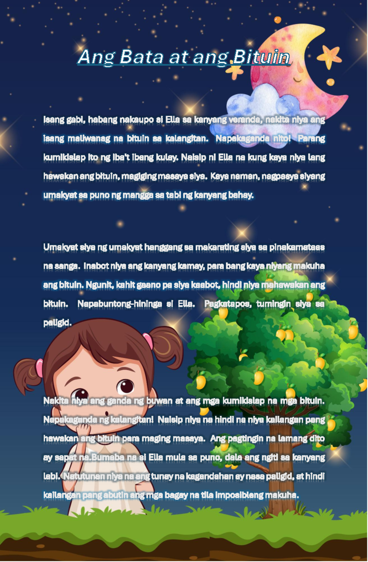 Maikling kuwento ni Mariella C. Timpug - isang maliwanag na bituin sa ...