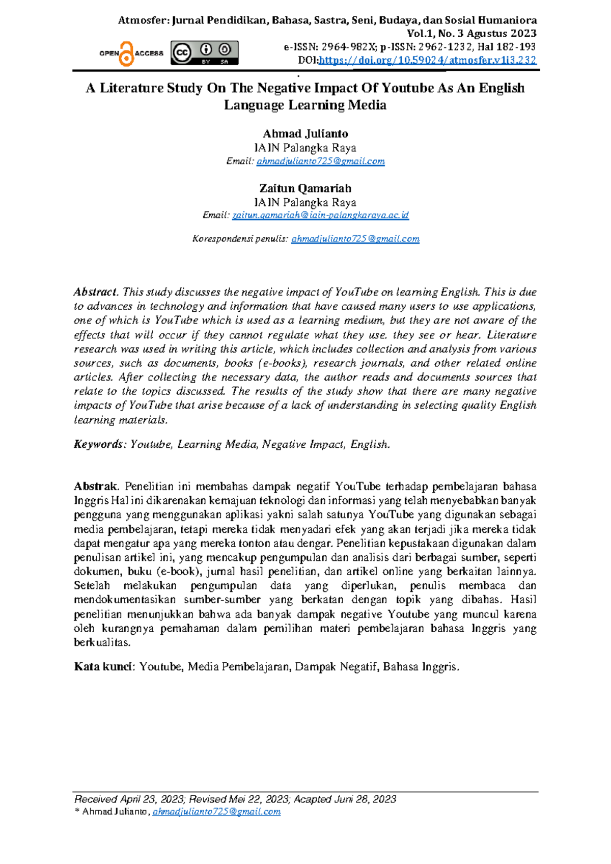 Atmosfer+vol+1+no+3+Agustus+2023+hal+182-193 - Atmosfer: Jurnal ...