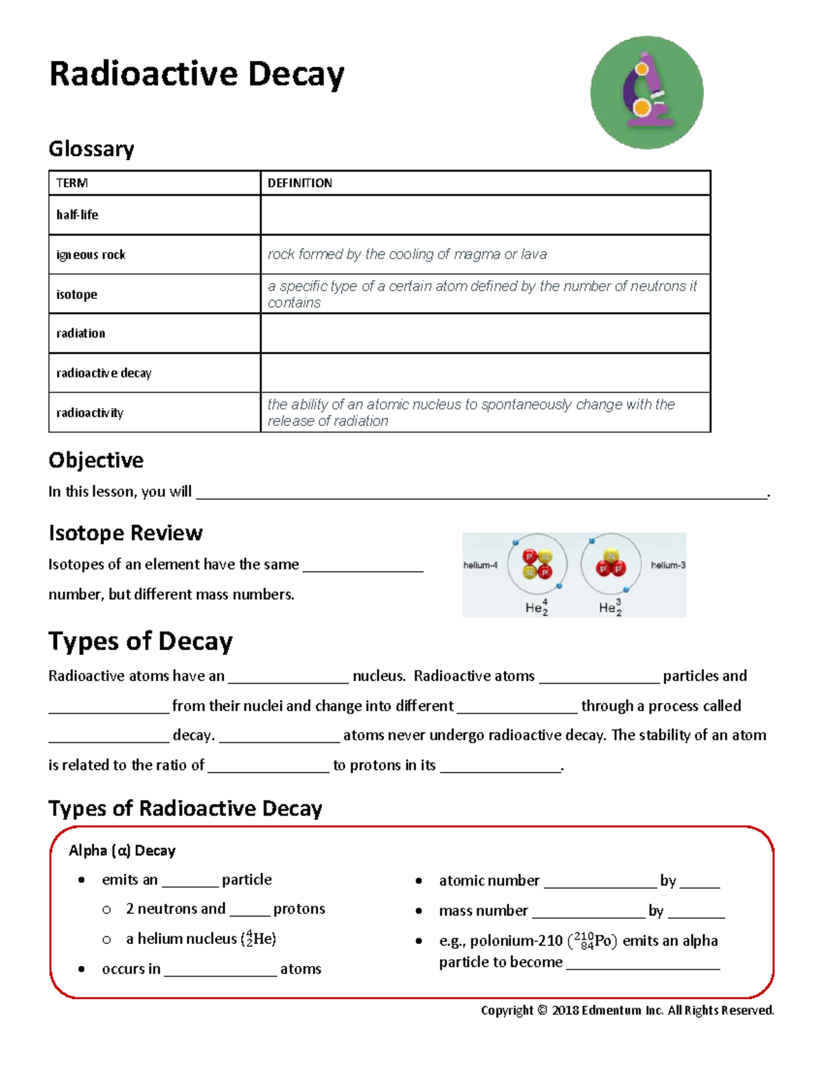 Radioactive Decay: Types, Safety, and Radiometric Dating - Radioactive ...