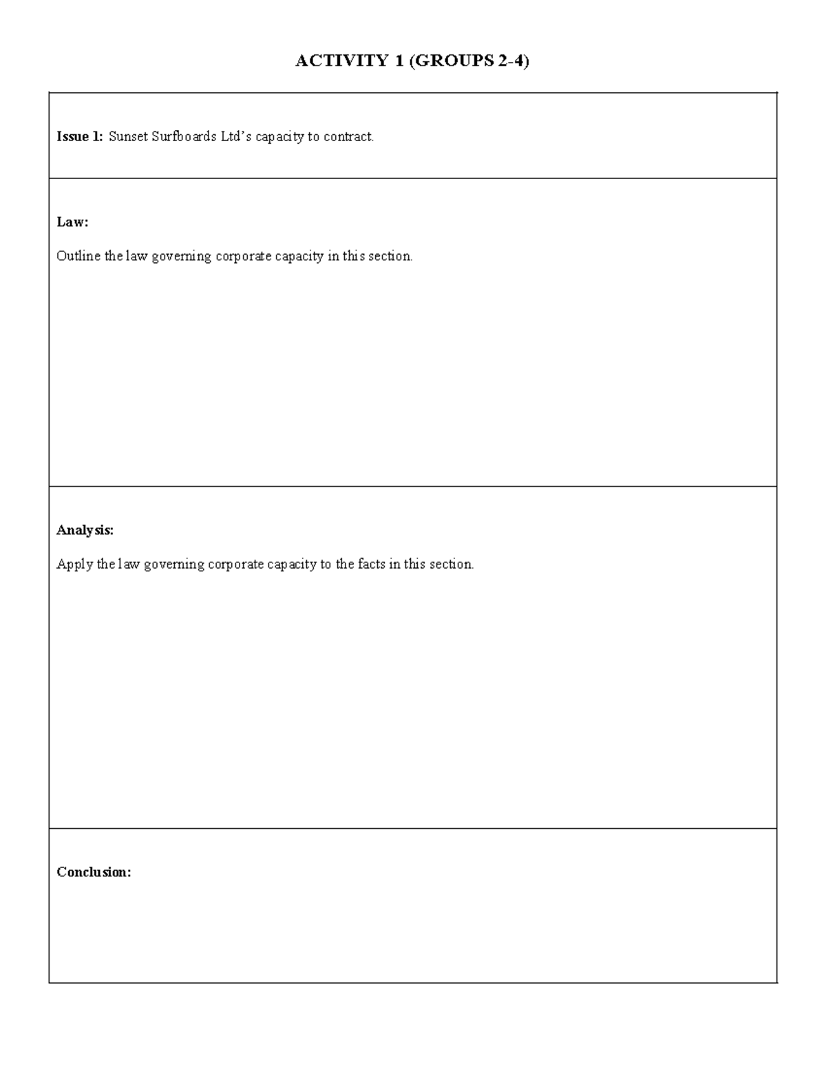 Activity 1 Module 4 - notes - Accounting Concepts - ACTIVITY 1 (GROUPS ...