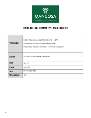 Online Summative Assessment Activity FOR MOCK Activity (JAN 2021) copy ...