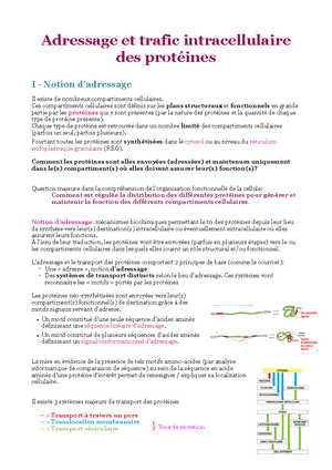 UE2 - Biologie cellulaire - 9 - Le noyau - Le noyau I – Généralités et ...